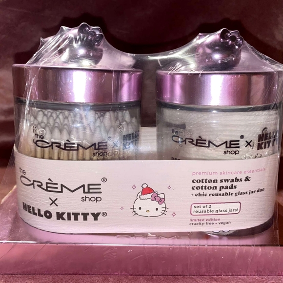 Hello Kitty | Makeup | Hello Kitty Glass Jars | Poshmark